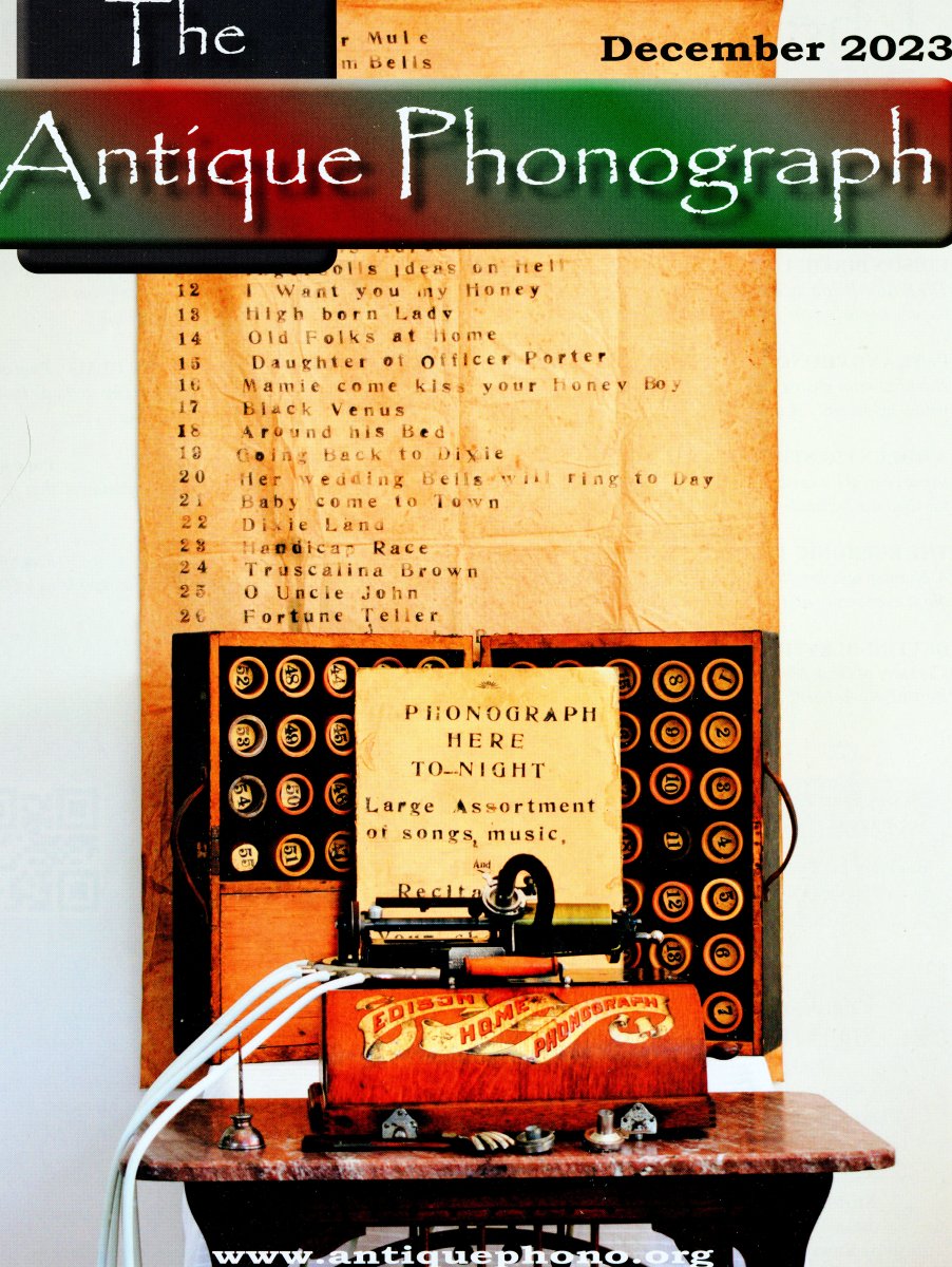 December is HERE! - Antique Phonograph Society Forum